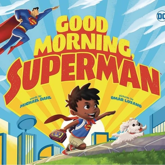 DC | Toys | Dc Good Morning Superman Book Red Blue Yellow | Poshmark